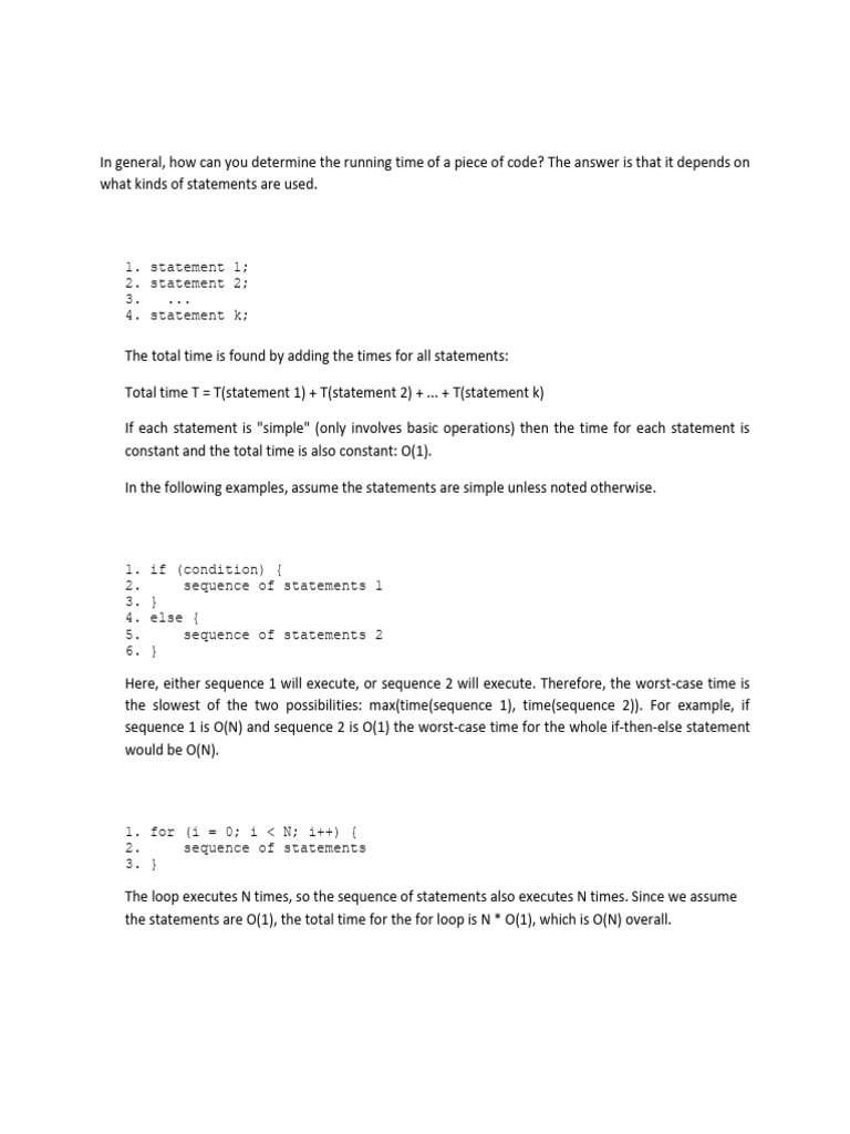 03_Supplementary_notes_Time_complexity_analysis | PDF | Software ... 03_Supplementary_notes_Time_complexity_analysis | PDF | Software ...