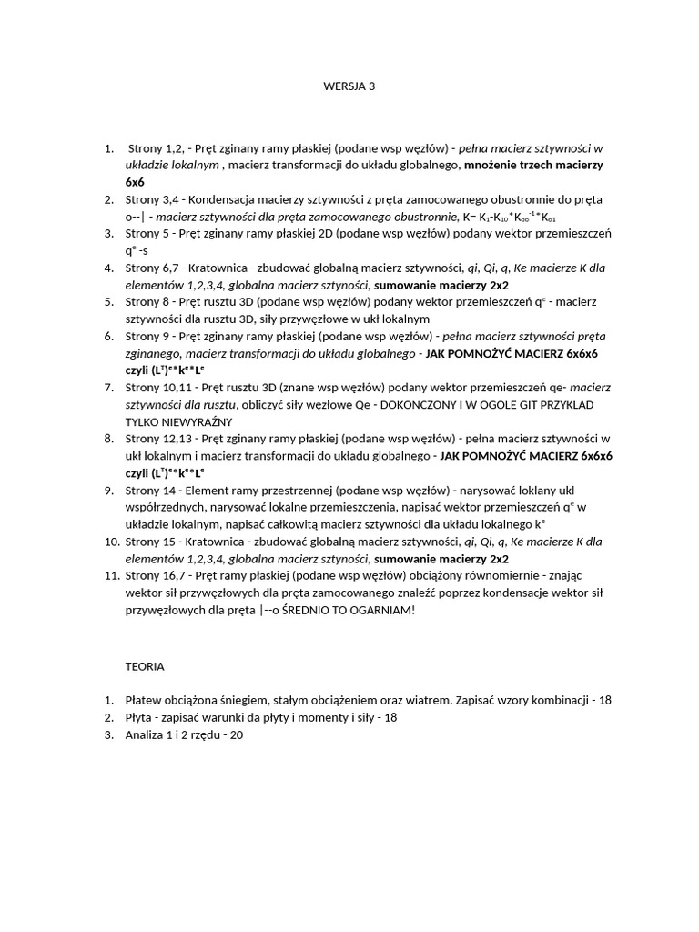 Zakres Notatek - Przykłady 3 | PDF