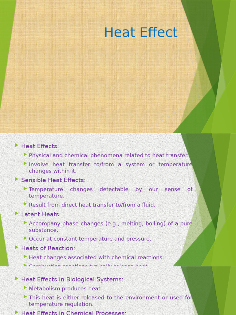 Heat Effect | PDF