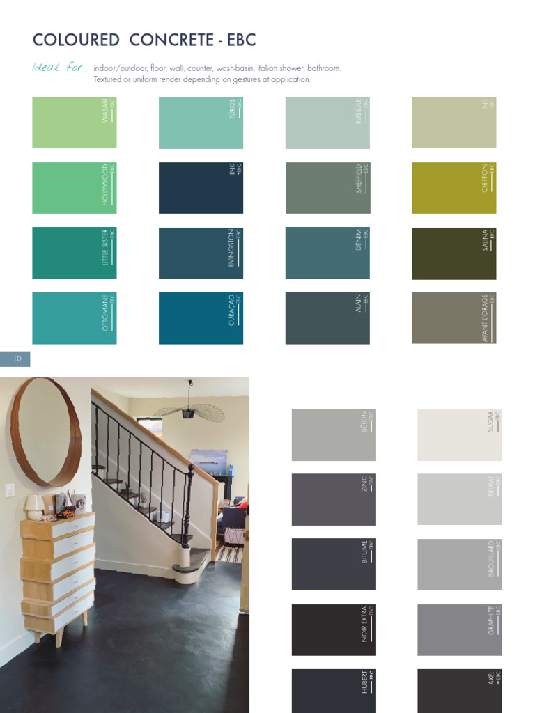Mercadier EBC Colour Chart | PDF