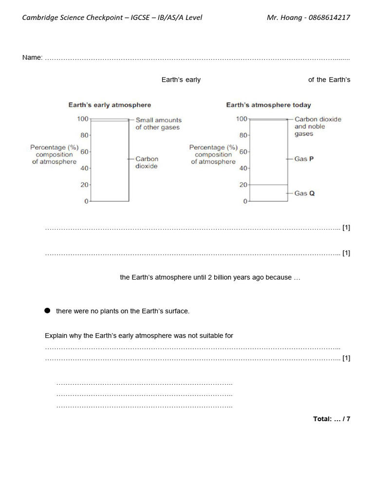 Unit 5 (part 4) (2) | PDF | Atmosphere | Carbon Dioxide