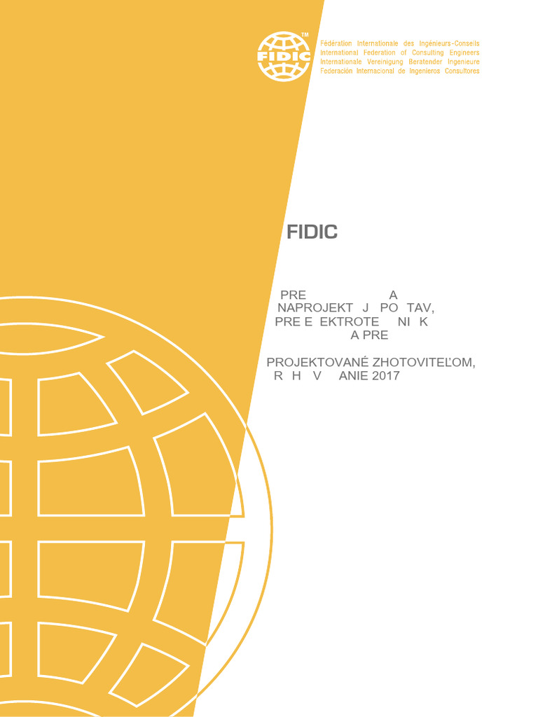 2017 FIDIC Yellow Seperated Errata SK FINAL 03 23 | PDF