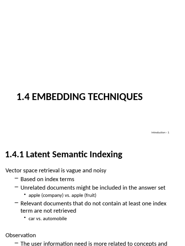 Week 5 - Latent Semantic Indexing | PDF | Matrix Theory | Mathematical Objects