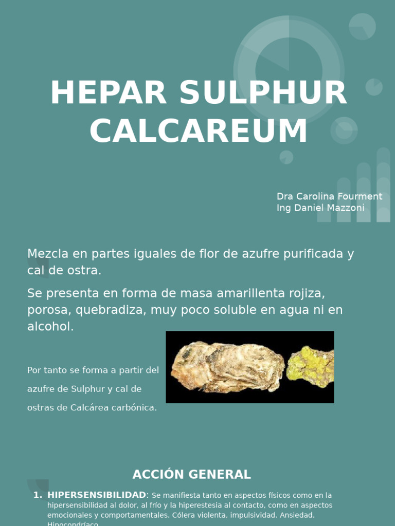 Hepar Sulphur: Propiedades y Usos | PDF | Tos | Resfriado comun