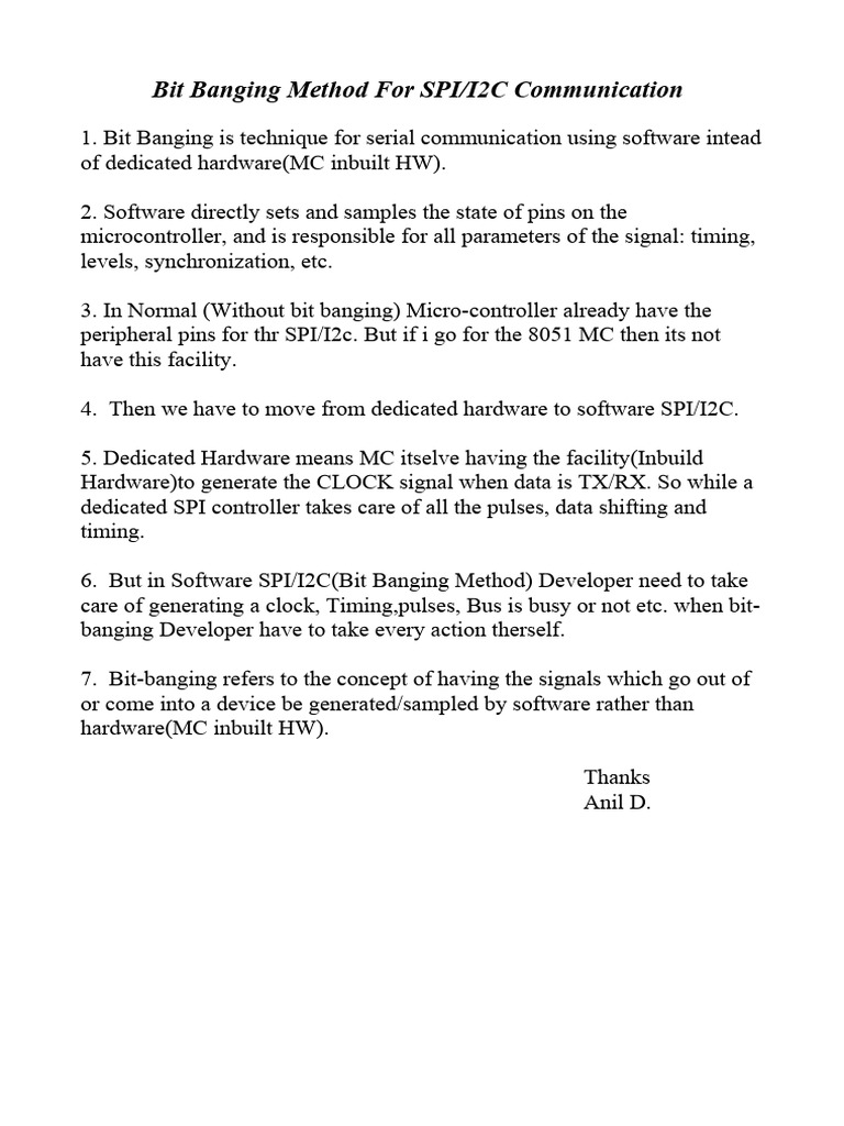 bit banging (1) | PDF
