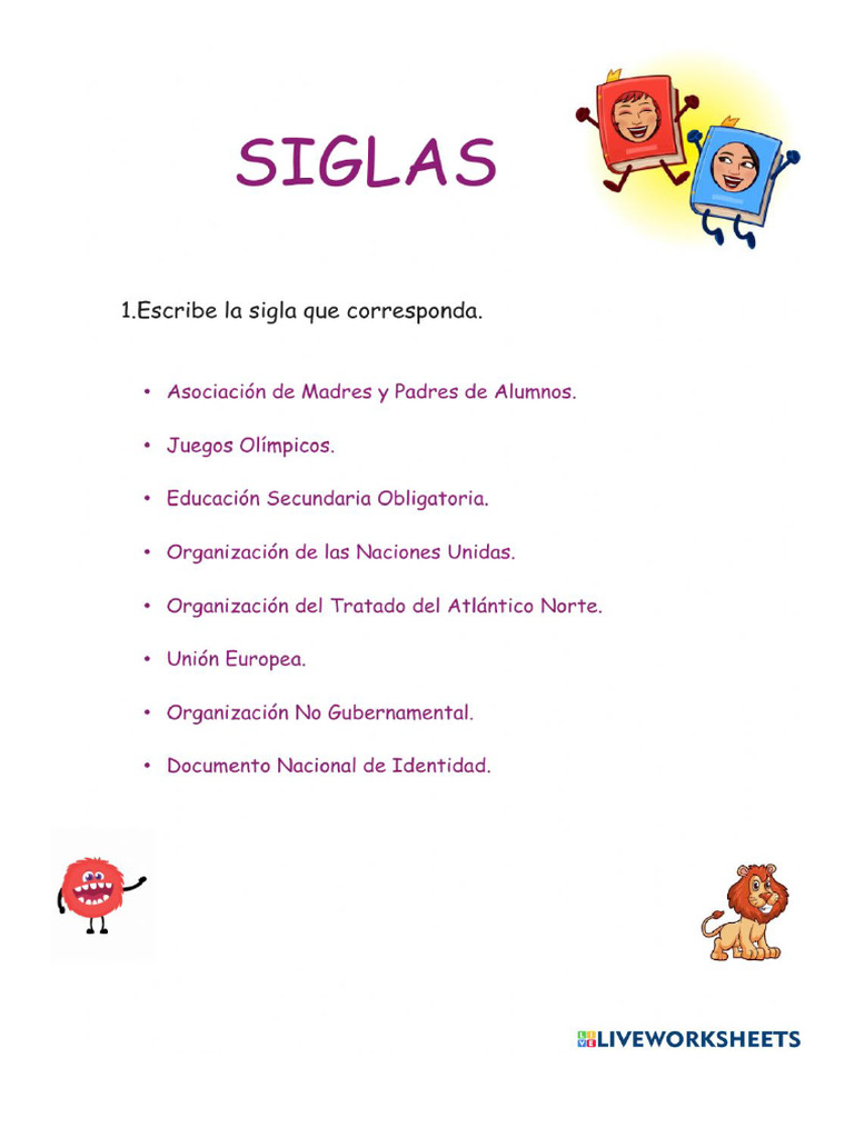 siglas | PDF