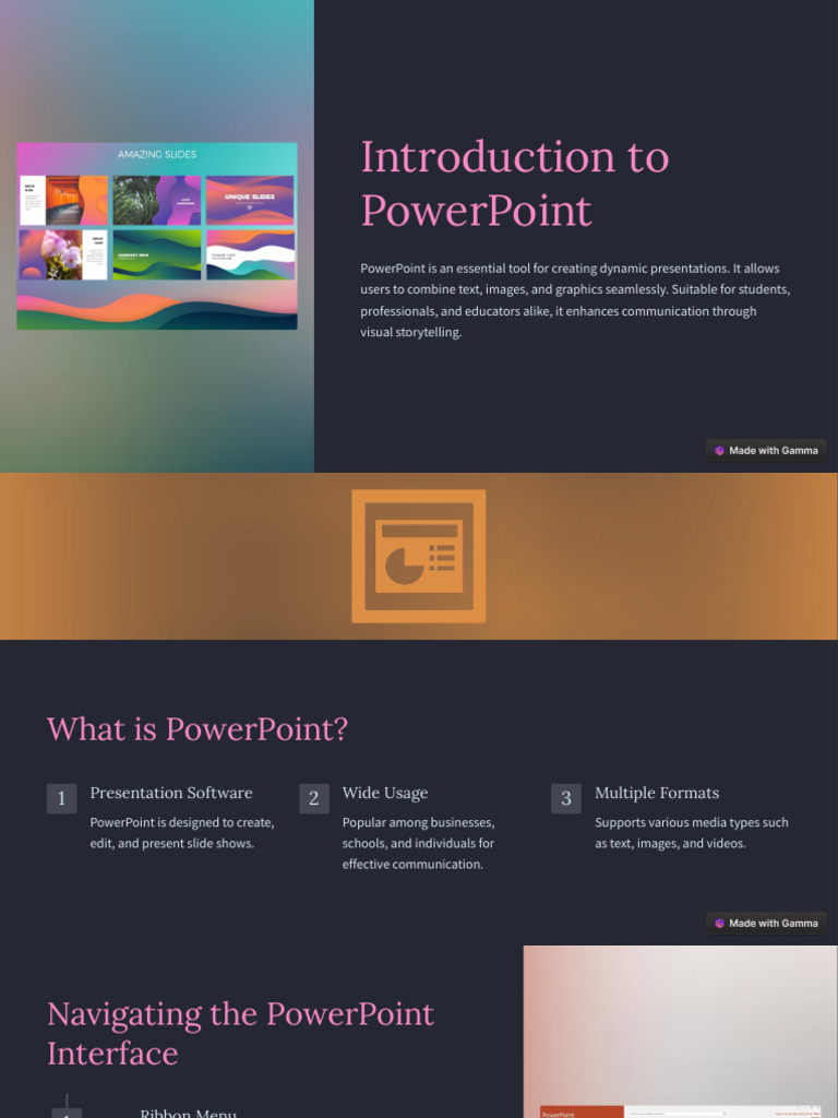 Introduction-to-PowerPoint | PDF | Microsoft Power Point | Icon (Computing)