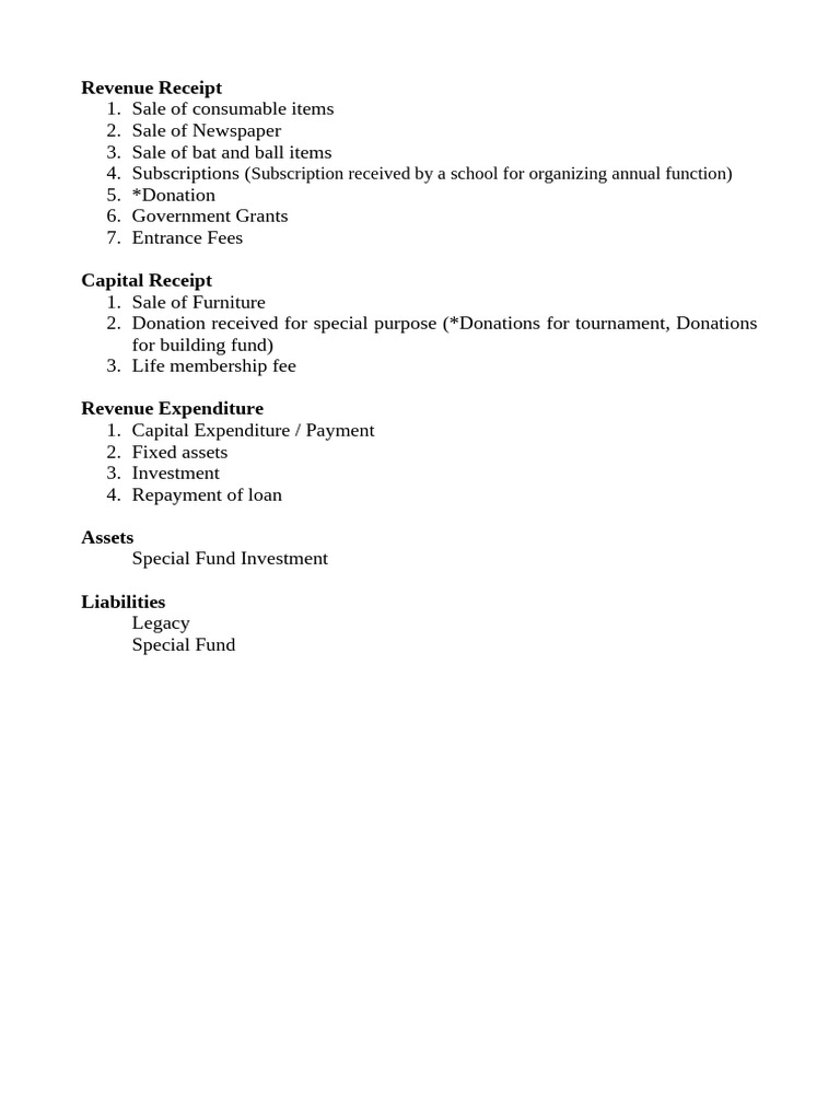 Revenue Receipt | PDF