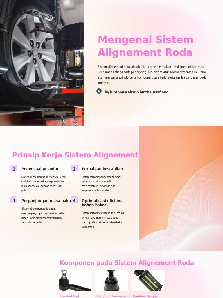 Mengenal Sistem Alignement Roda | PDF
