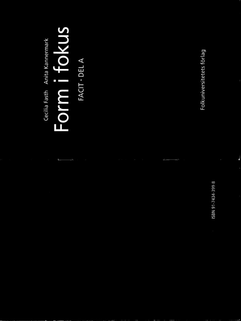 Form I Fokus Facit | PDF