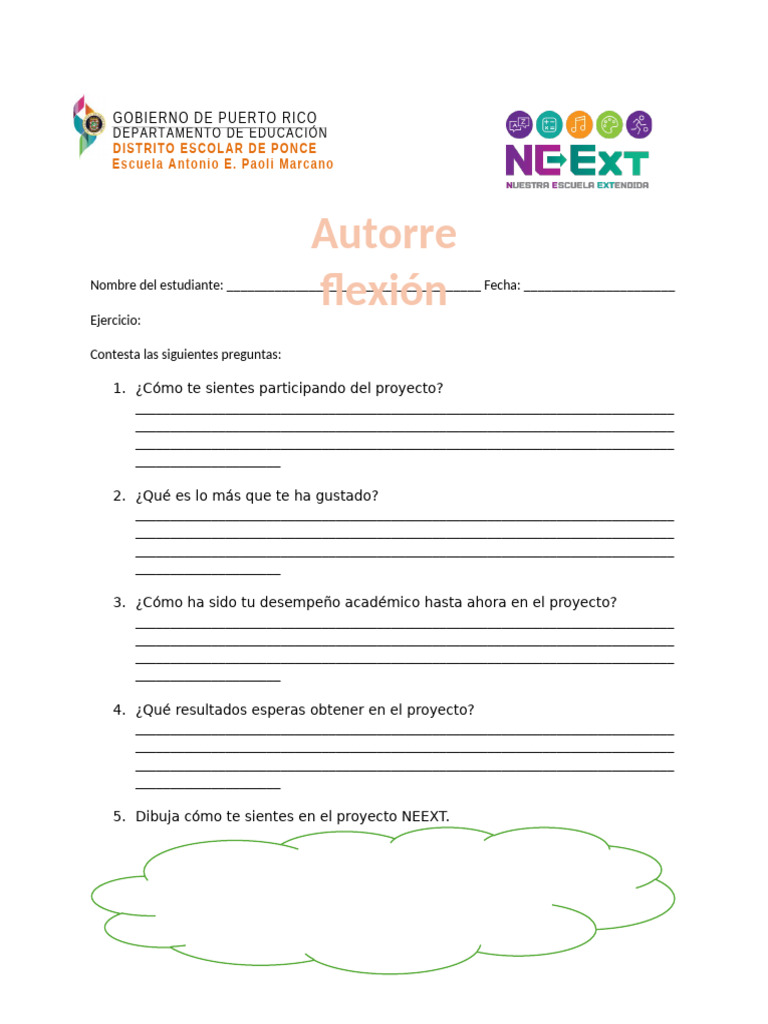 Encuesta Estudiantil Proyecto NEEXT | PDF