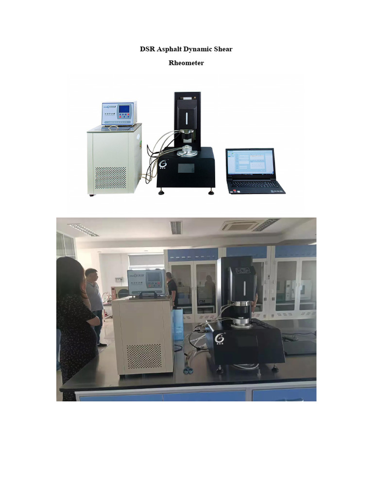 DSR Asphalt Dynamic Shear Rheometer | PDF