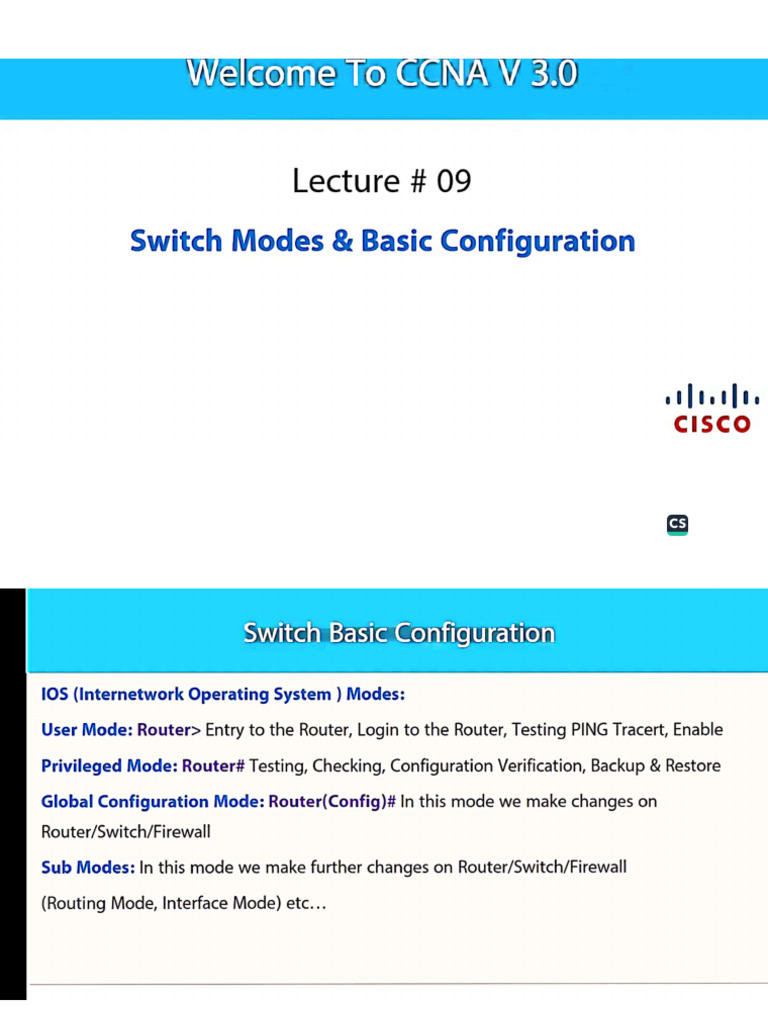CCNA 9 10 11 SWITCH CONFG SSH Trabulshoting | PDF