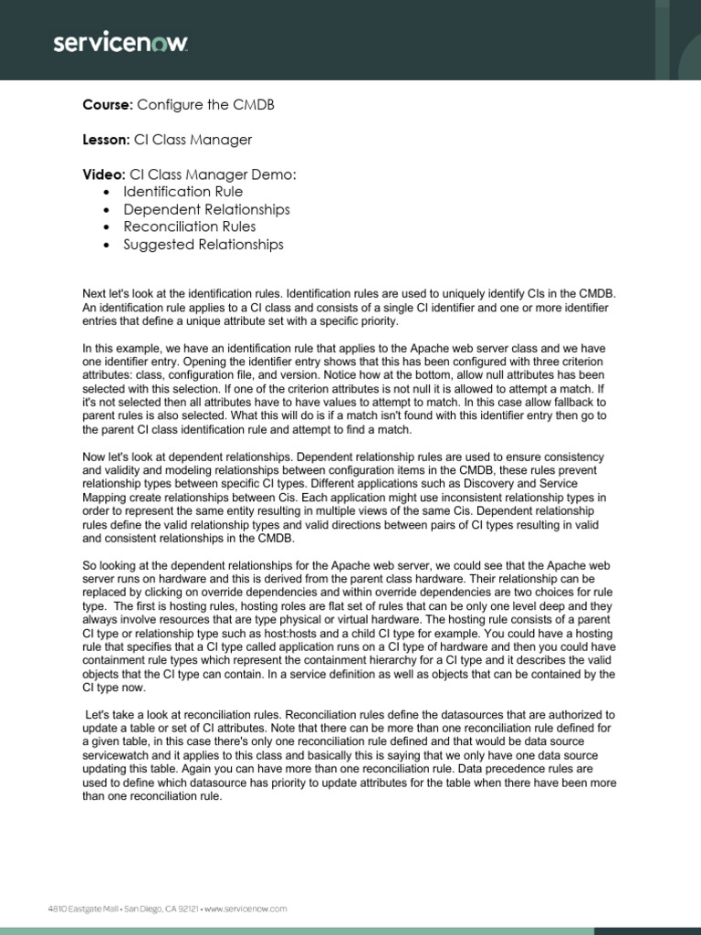 CI Class Manager Demo 2 Audio Script | PDF | Data Management | Software ...