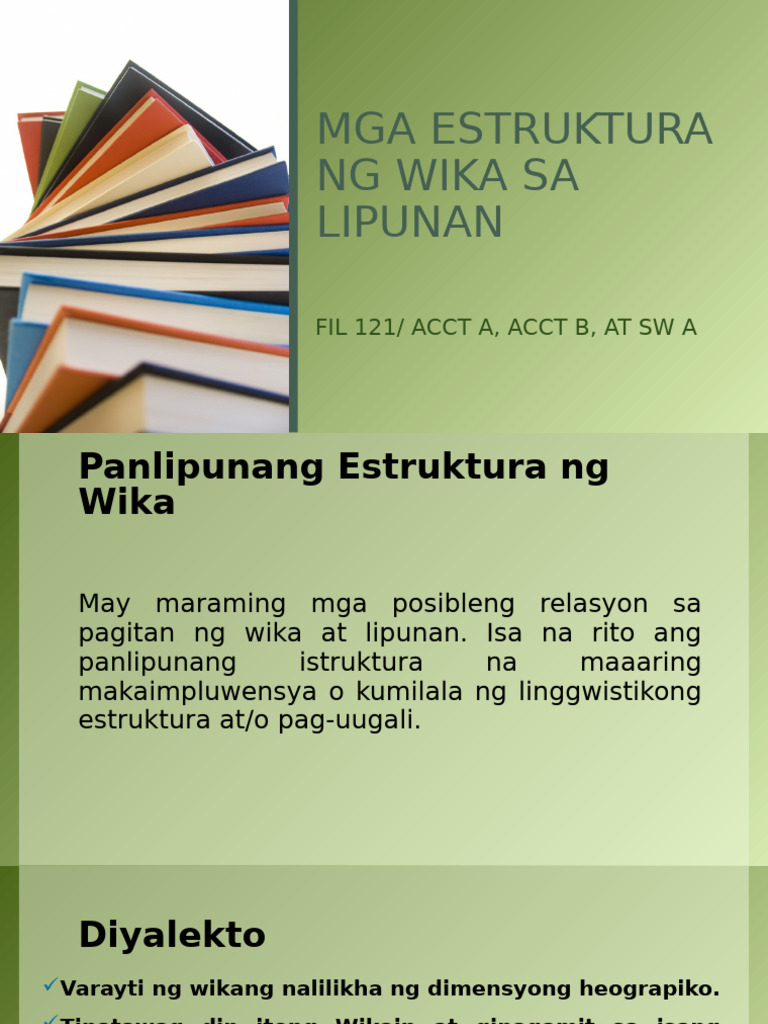 Day 3 Mga Estruktura Ng Wika Sa Lipunan | PDF Day 3 Mga Estruktura Ng Wika Sa Lipunan | PDF