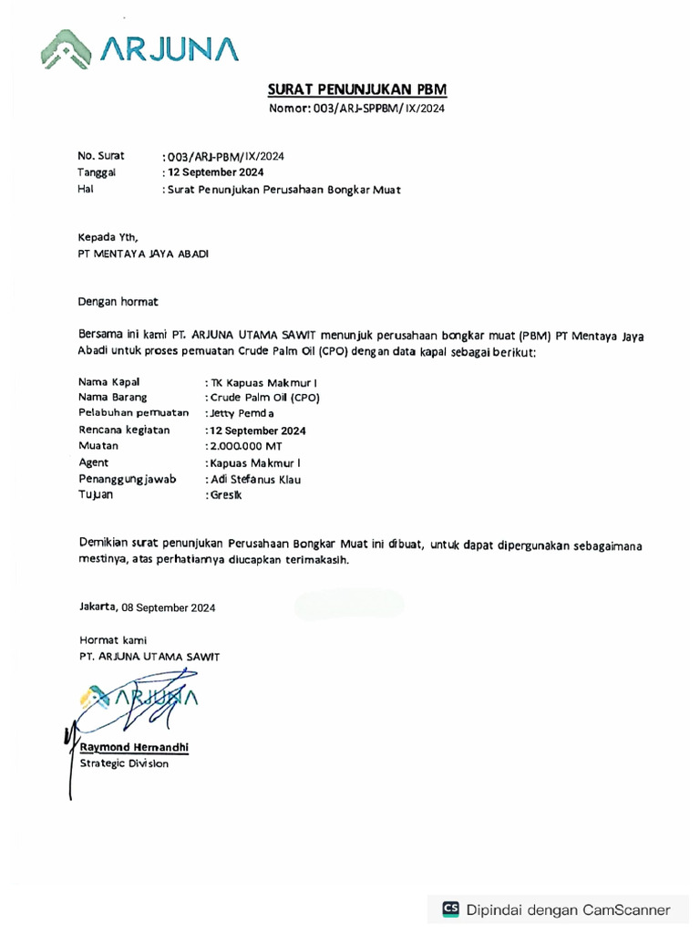 Penunjukan PBM | PDF