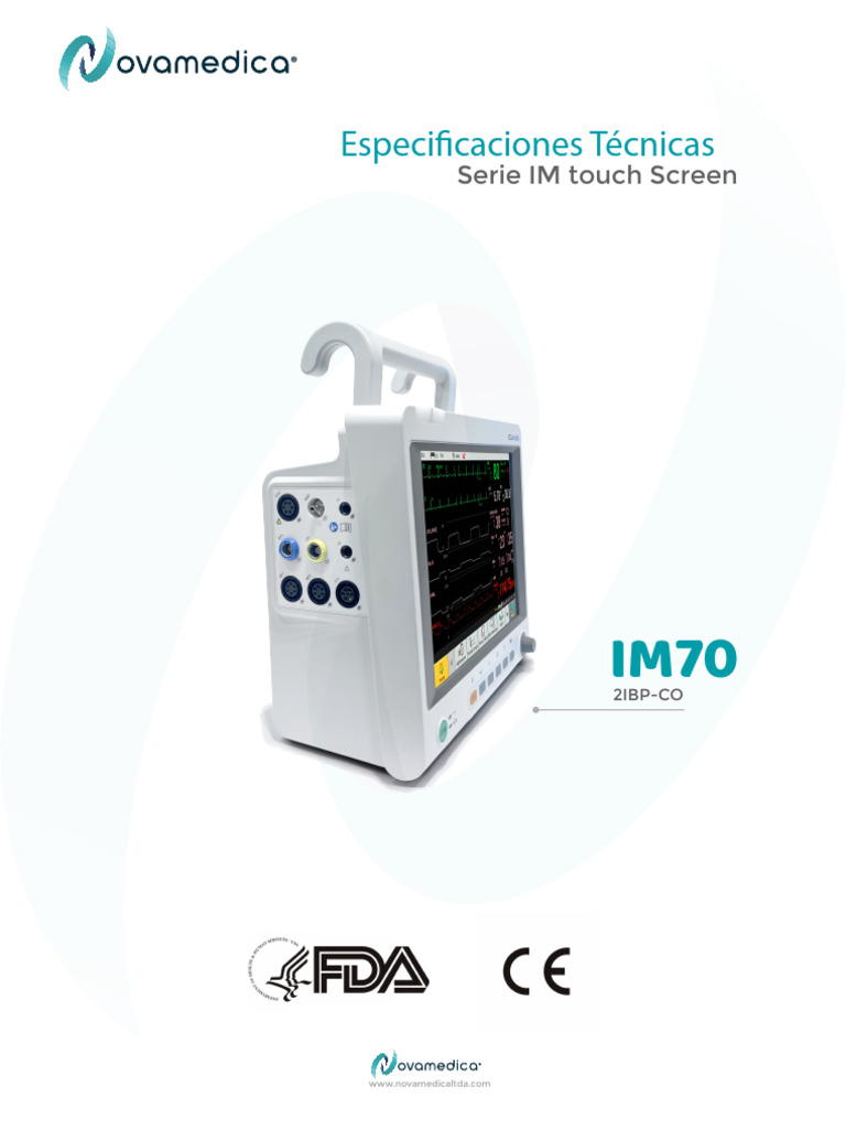 Monitor Multiparametros Im70-2ibp-Co | PDF