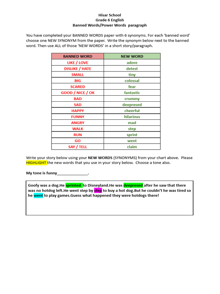 Power Paragraph | PDF