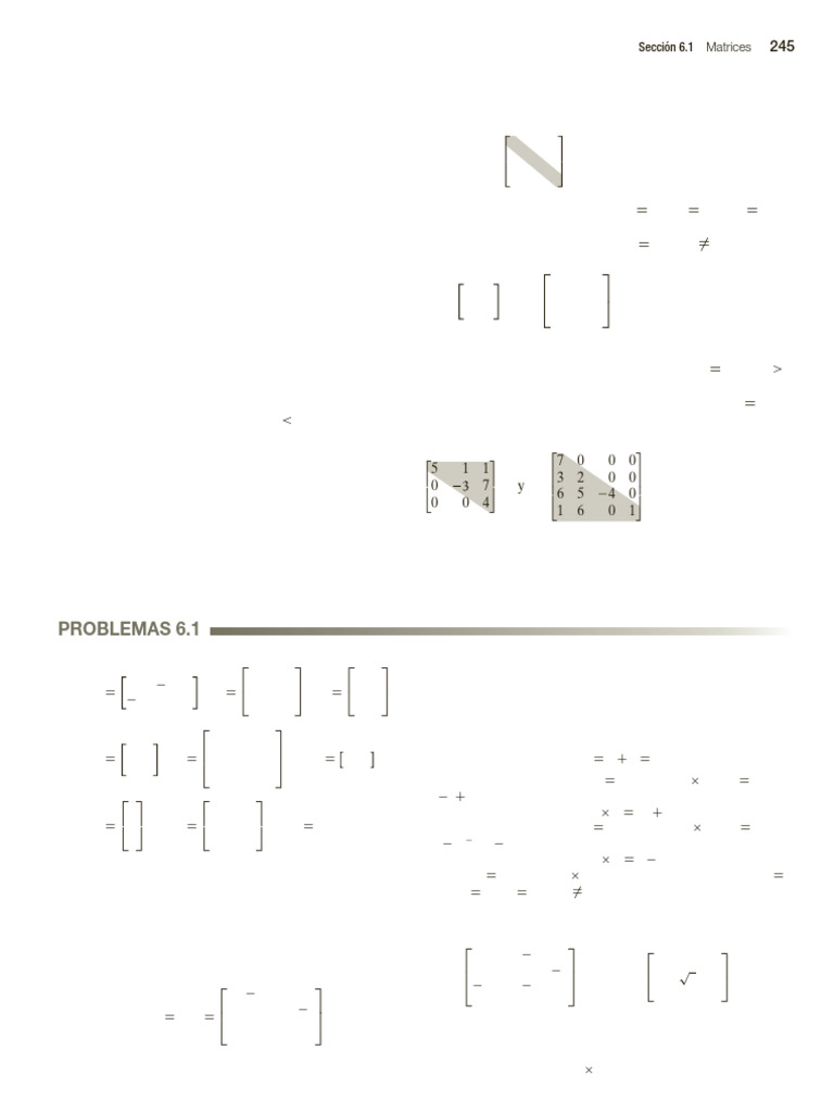 Clase 1 Matrices y Multiplicación Por Escalar | PDF | Matriz (Matemáticas) | Funciones y mapeos