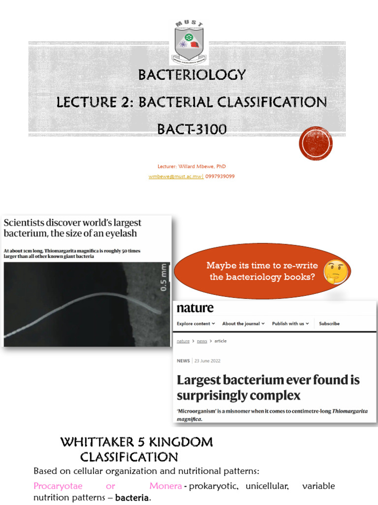 Lecture 1 & 2 Bacterial Structure and Genome Organisation | PDF | Bacteria | Lipopolysaccharide
