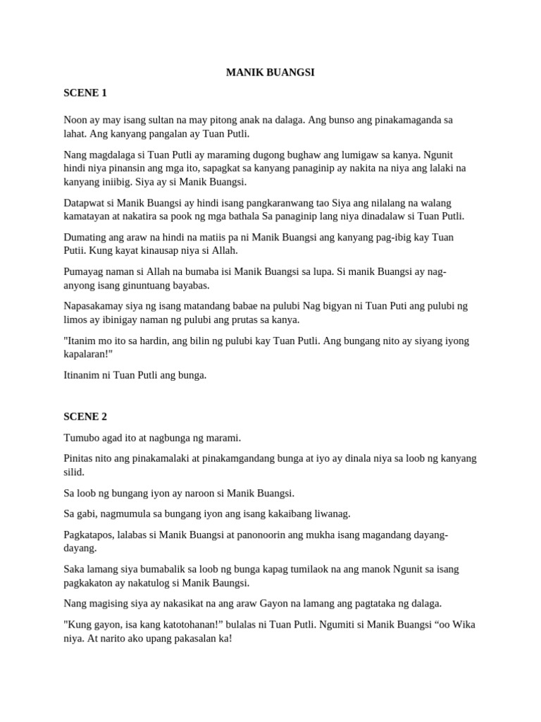 Manik Buangsi | PDF