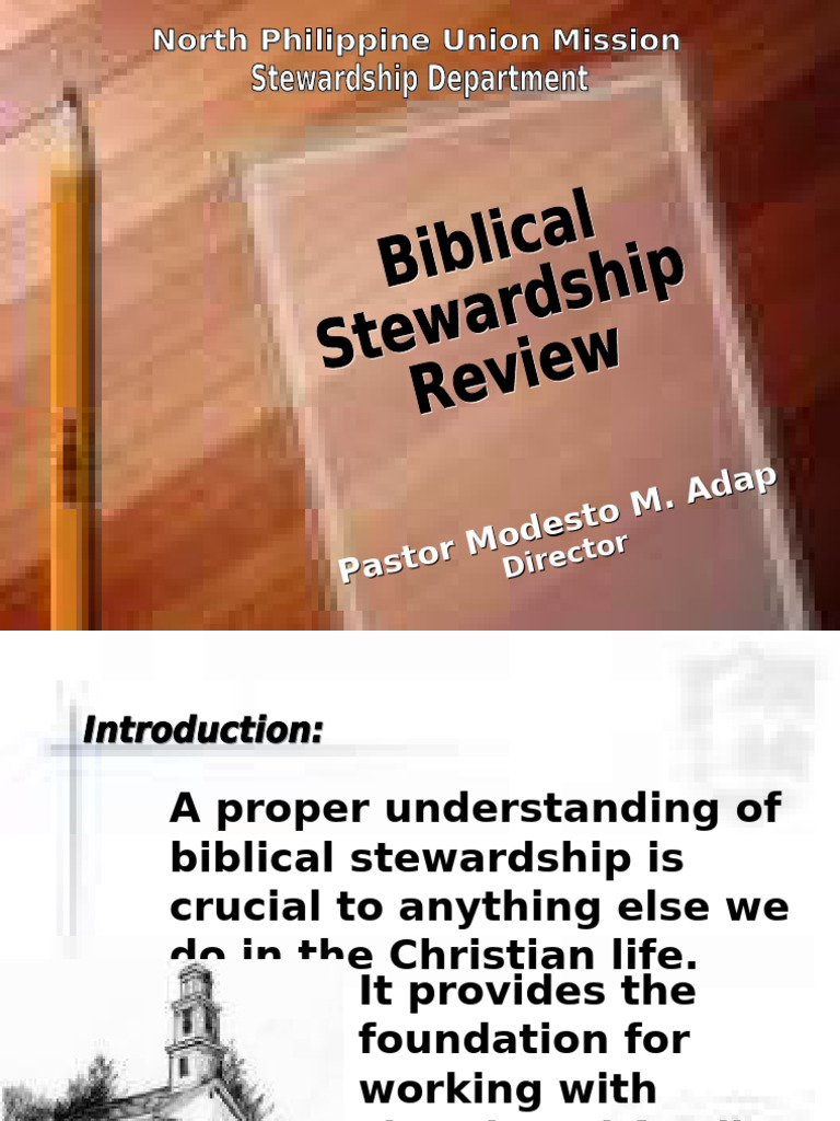 Understanding Biblical Stewardship | PDF | Disciple (Christianity) | Jesus