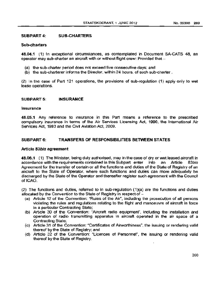 Civil Aviation Act Regulations | PDF | Flight Instructor | Aerospace