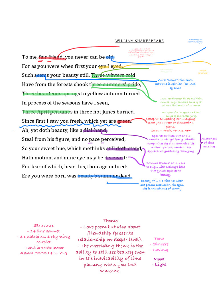 Sonnet 104 | PDF | Sonnets | Poetry