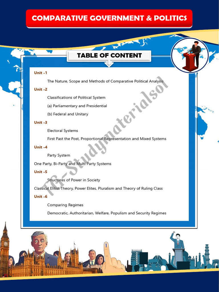Comparative Politics: Systems and Analysis | PDF | Political Parties ...