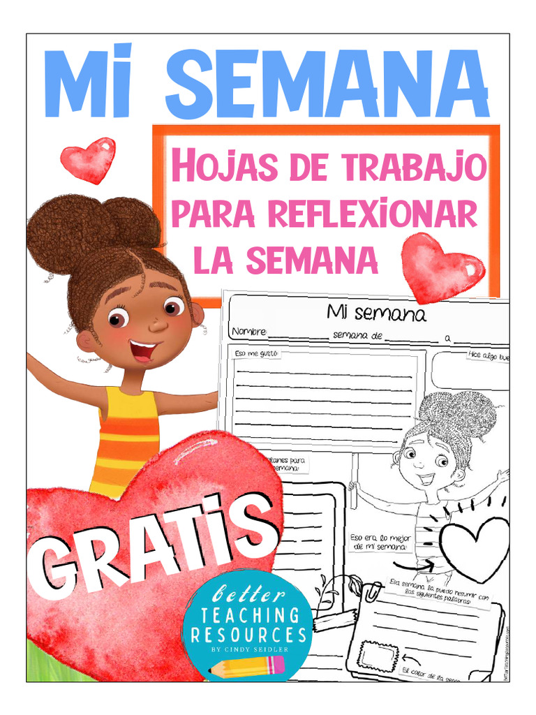 Mi Semana Hojas de Trabajo Español Gratis-Compress | PDF