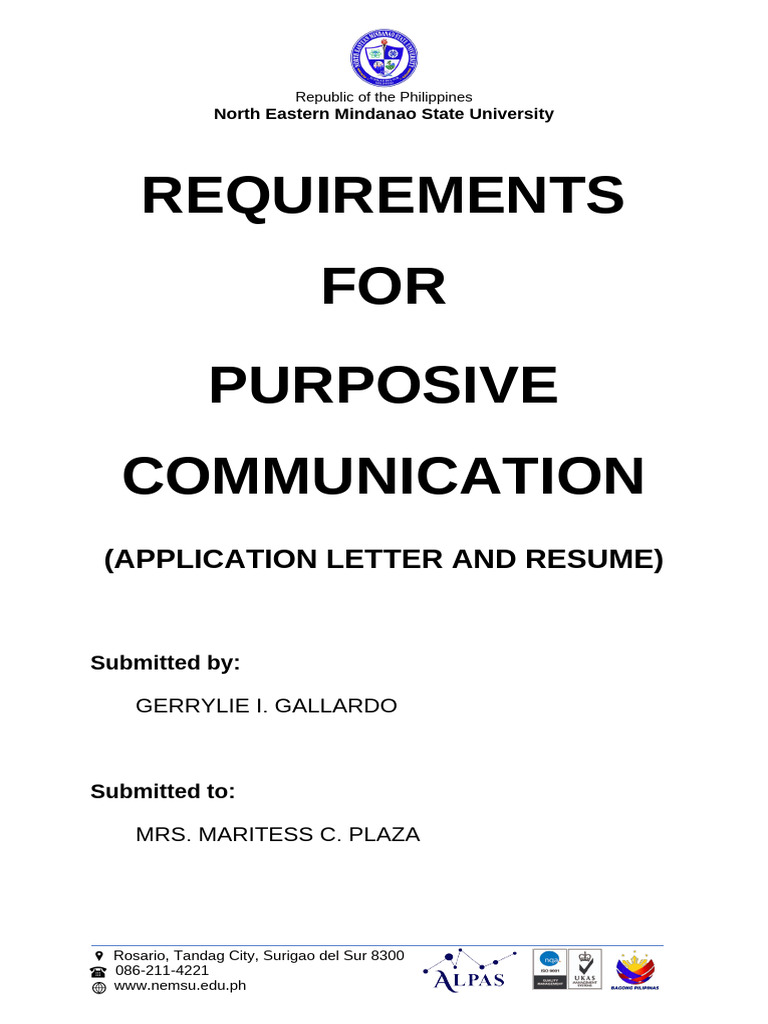 Cover Page Alpas Portrait | PDF