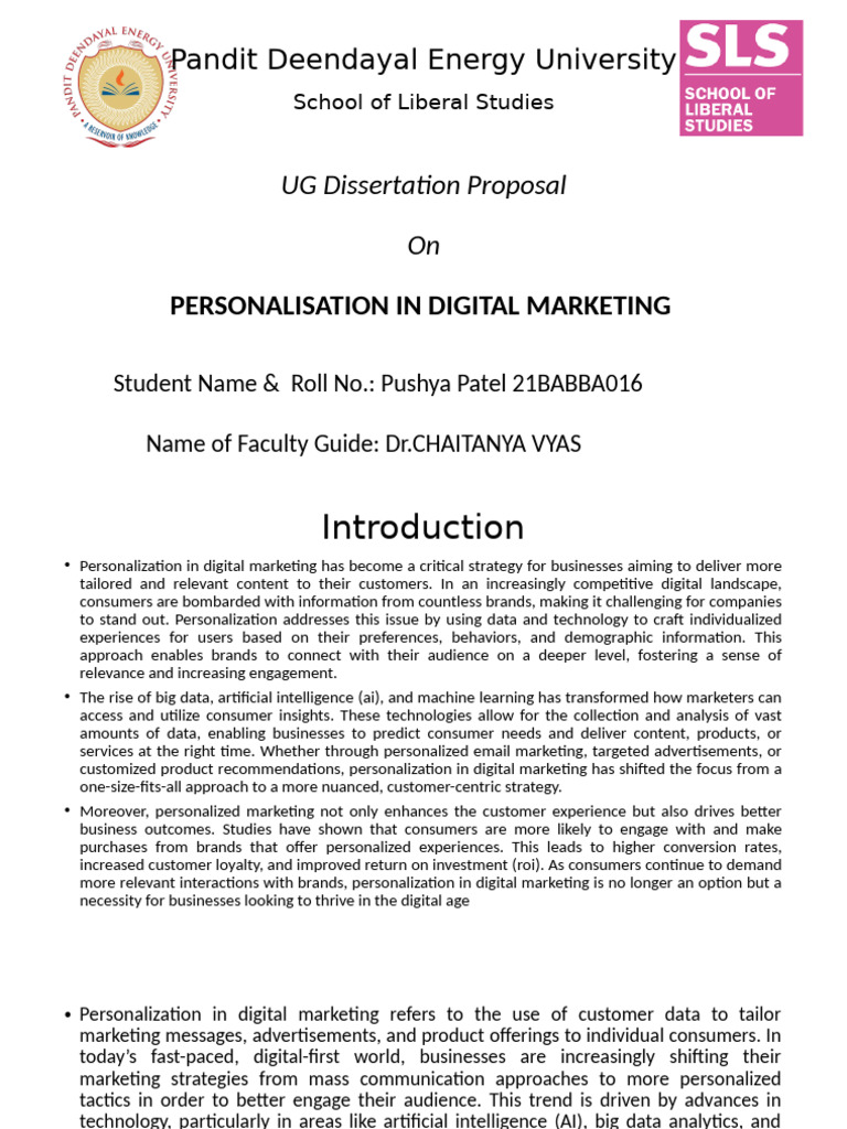 Final Proposal Presentation - Suggested | PDF | Digital Marketing | Methodology
