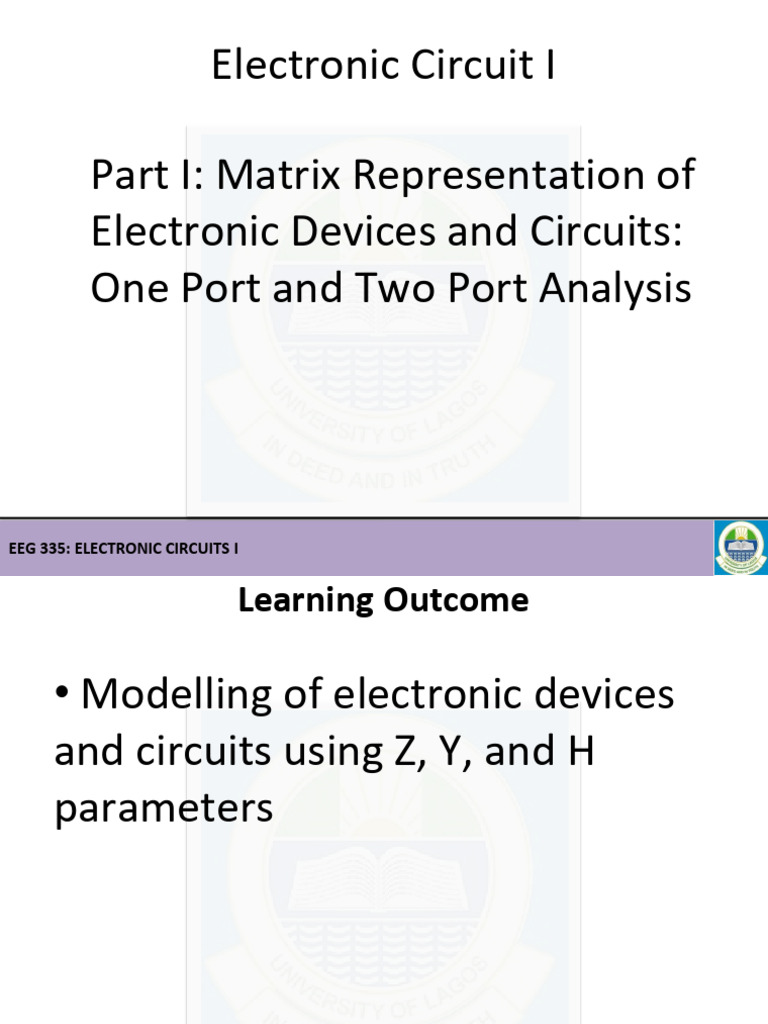1a. Electronic Circuit | PDF | Analog Circuits | Telecommunications ...