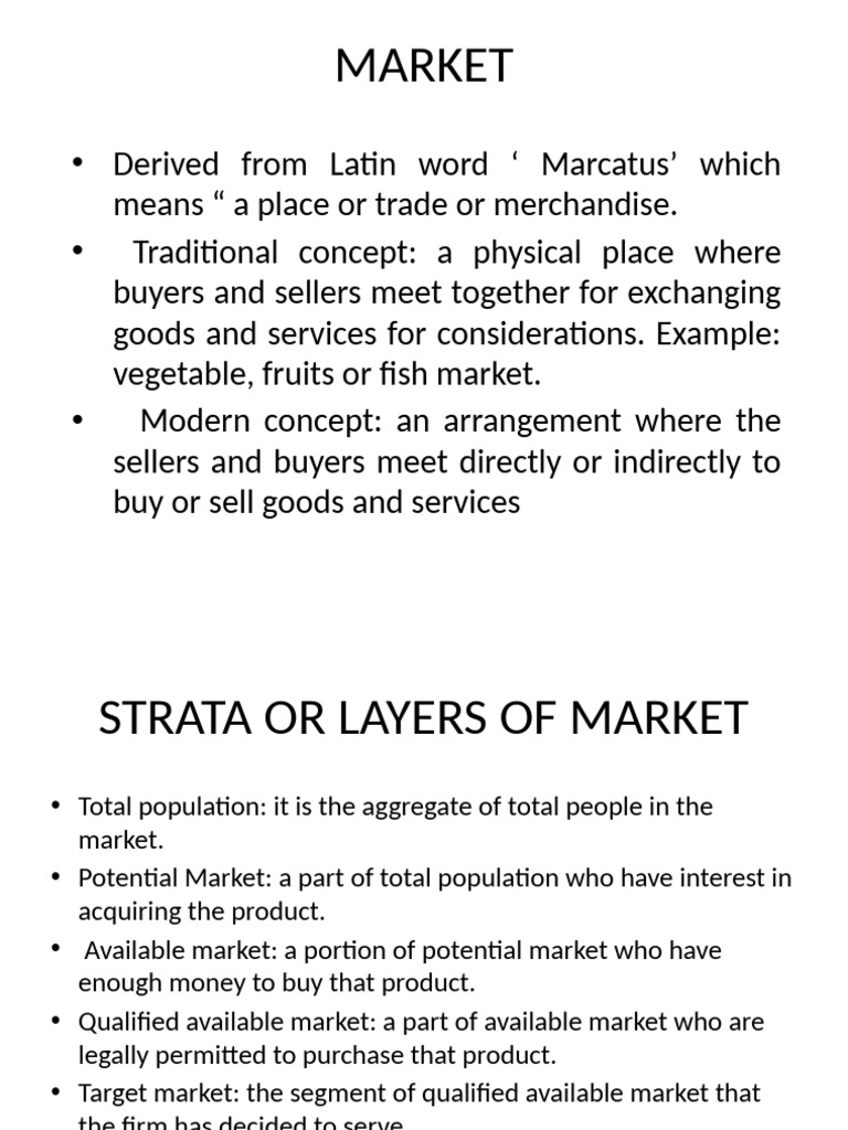Unit 1 Marketing Management | PDF | Marketing | Market (Economics)