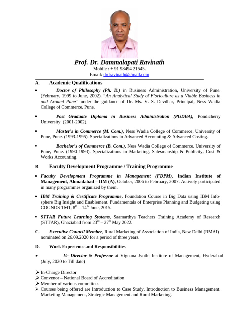 Ravinath | PDF | Doctor Of Philosophy