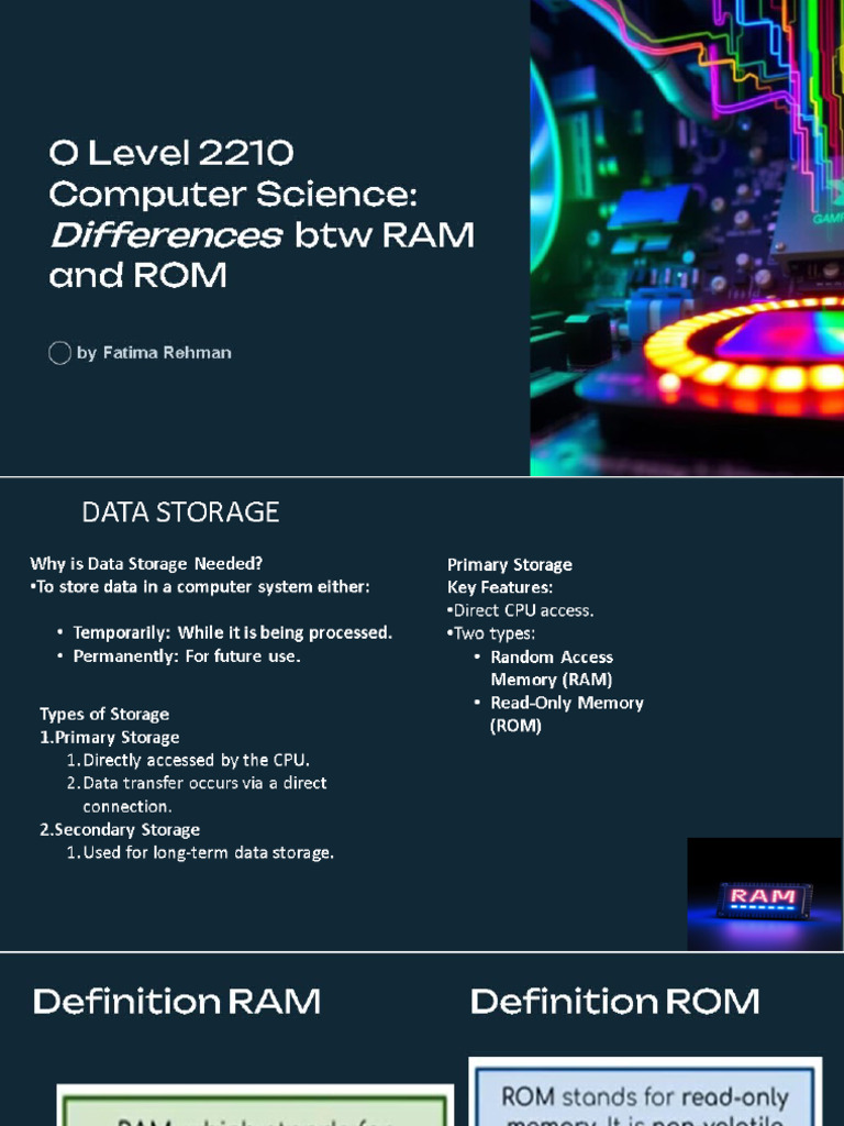 RAM ROM | PDF