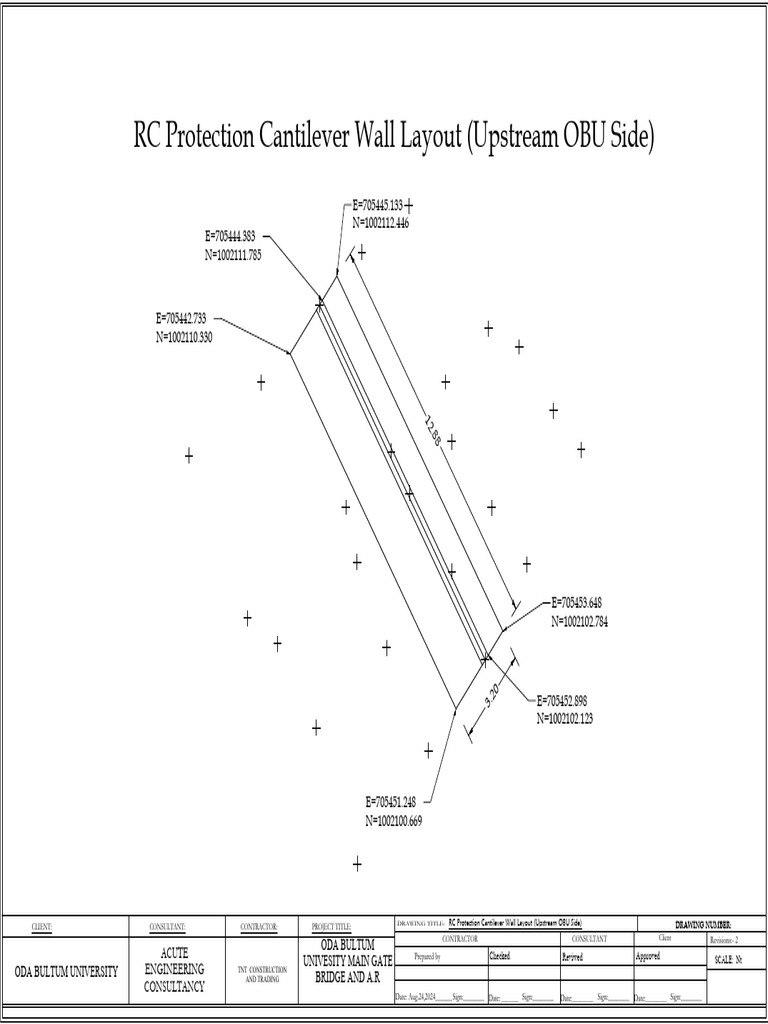 Upstream OBU Side RC Wall Layout | PDF