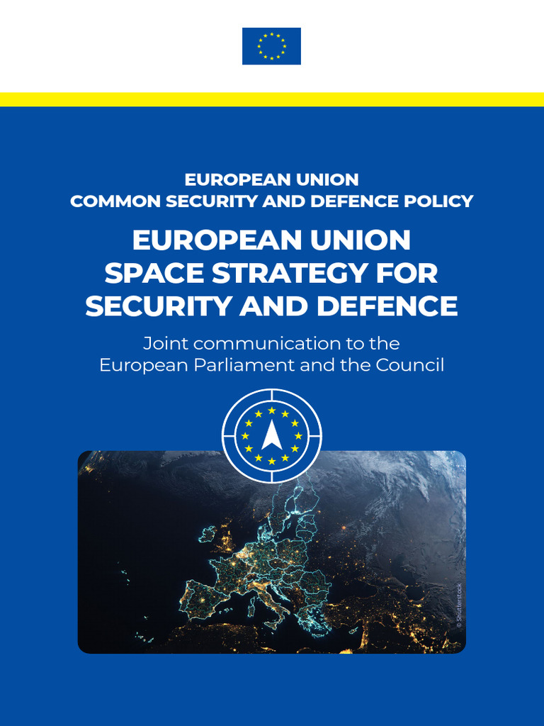 EU Space Strategy For Security and Defence Fb31753be0 | PDF | European ...