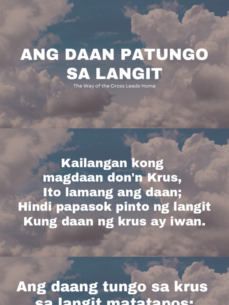 Ang Daan Patungo Sa Langit | PDF