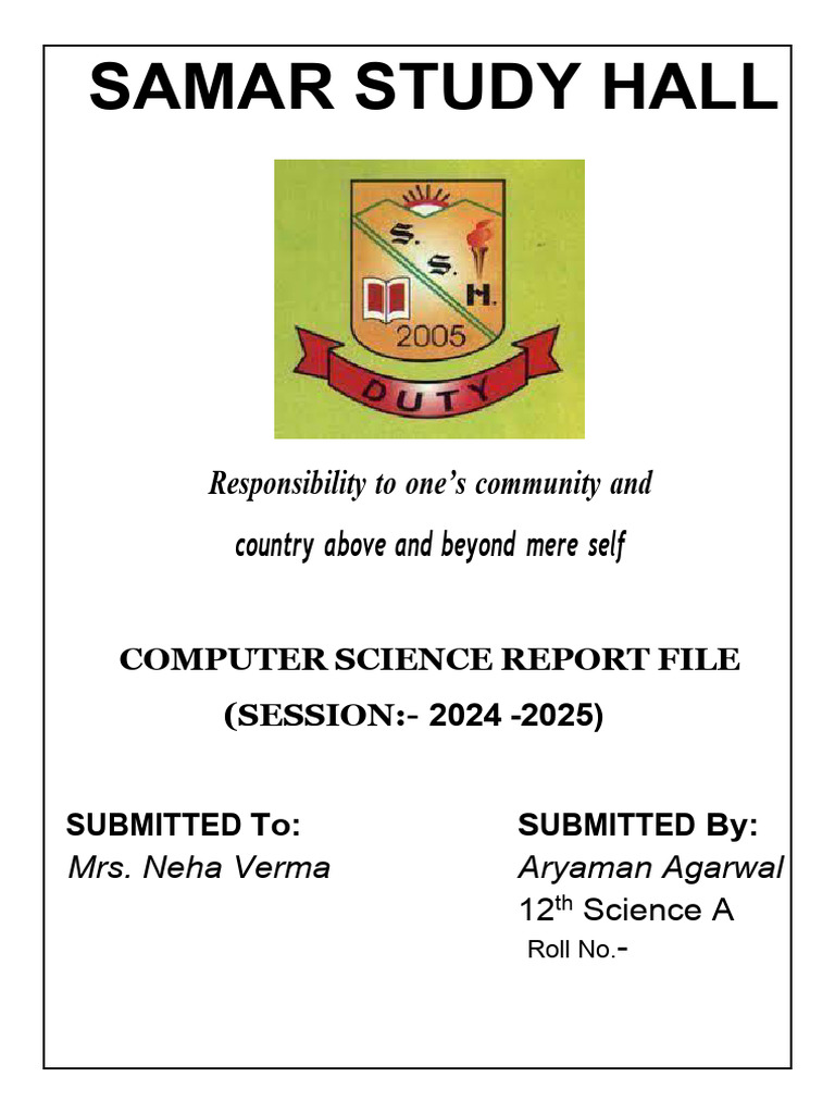 Coloured Printout | PDF
