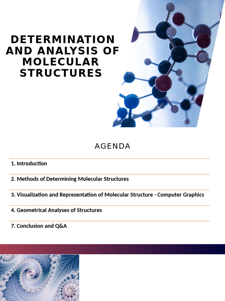 Determination and Analysis of Molecular | PDF | Molecules | X Ray ...