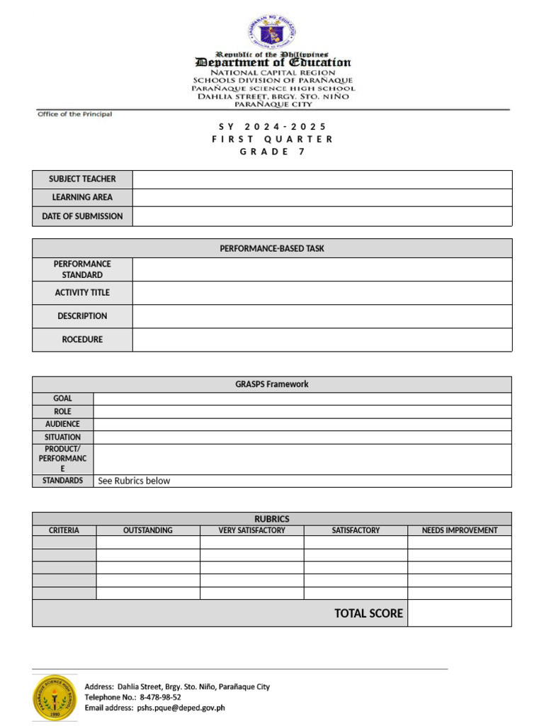 Performance Task #1_Infographic | PDF