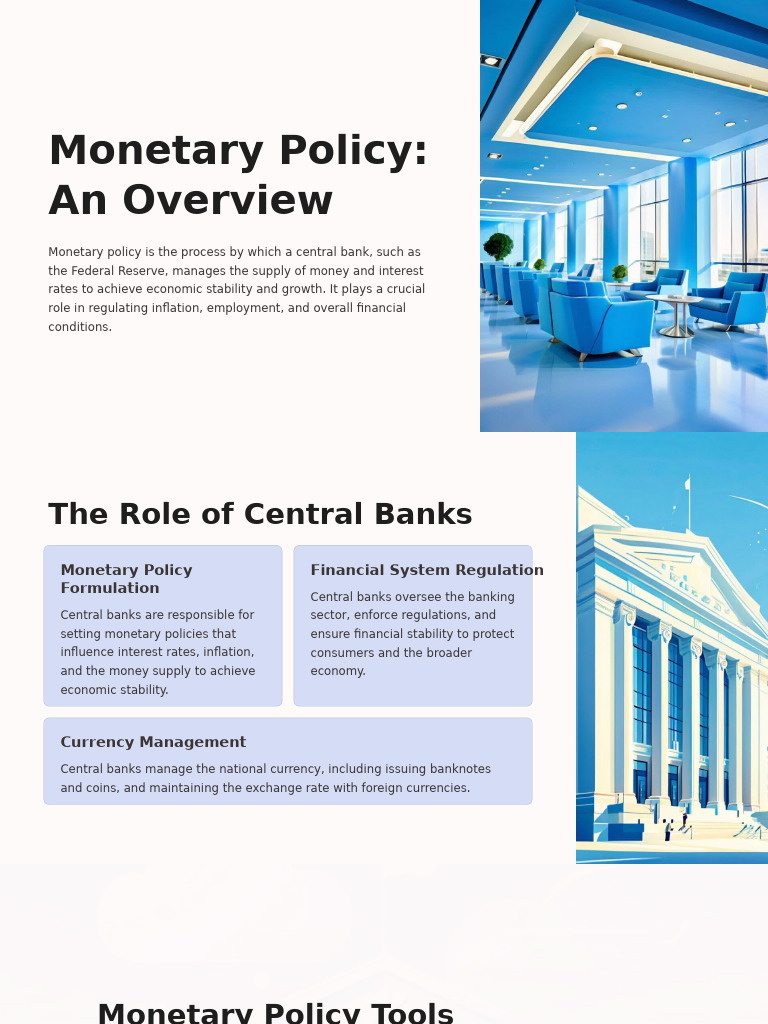 Monetary Policy An Overview (Autosaved) | PDF | Monetary Policy ...