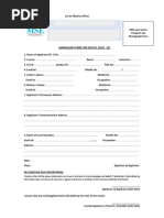 Hostel Leave Application Form | PDF