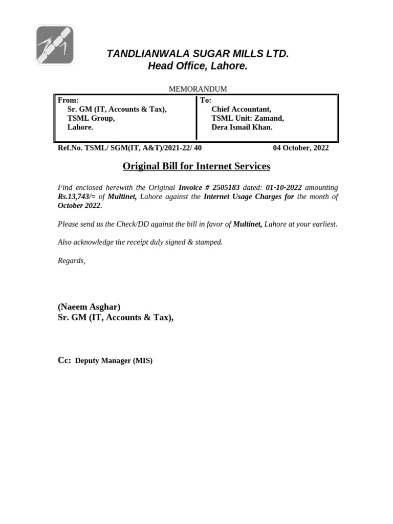 2022 To 23 Zamand Multinet Oct 22 | PDF