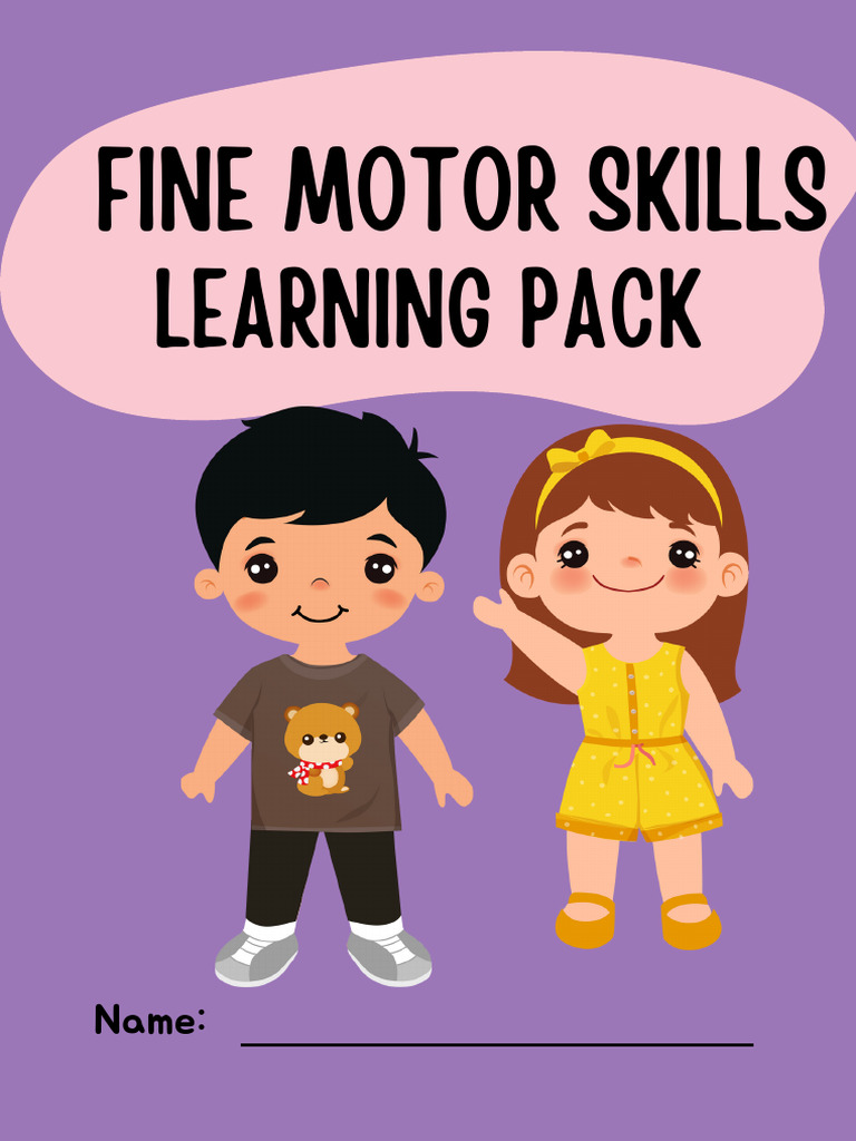 Fine Motor Skills Activity Pack | PDF