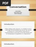 Four Types of Conversation Explained | PDF | Conversation | Dialogue