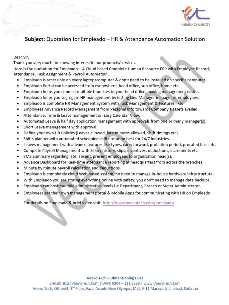 Quotation For Attendance Machine | PDF | Wi Fi | Cloud Computing