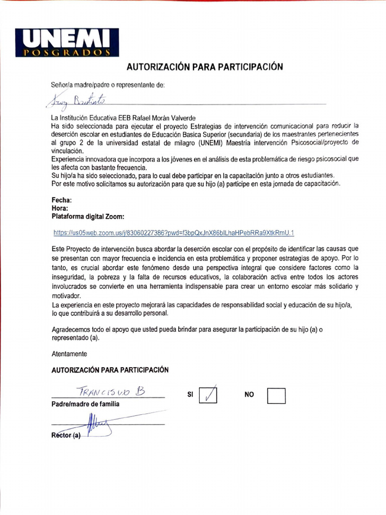 Consentimientos | PDF