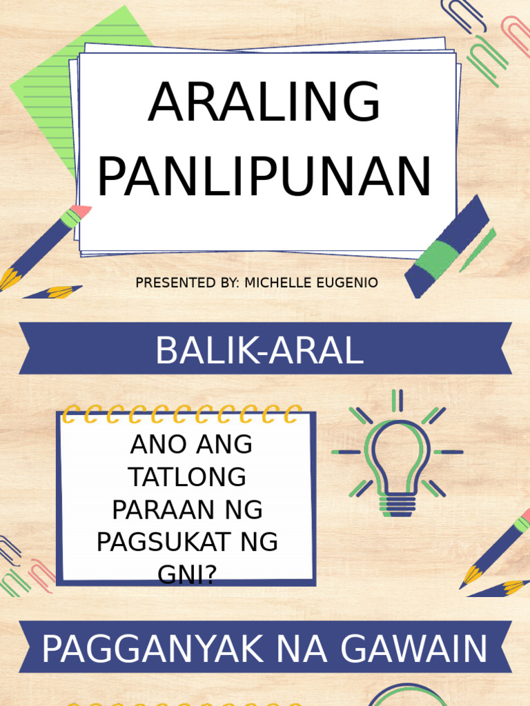 Eugenio Pagsukat NG Real Gni | PDF